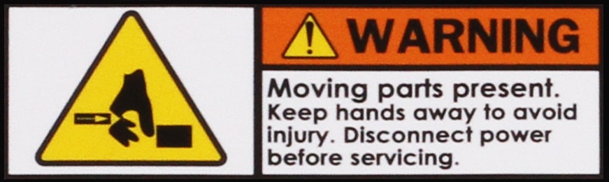 Regulatory & Safety l Custom Printing l Impact Label